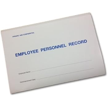 Adams Employees Personnel File Folder, Heavy Card Stock, 11-3/4 x 9-1/2 ...