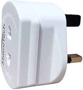 ShaniTech UK shaving Adaptor/Plug (2pin To 3pin) Fused - Compatible ...