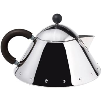 Alessi CHA KETTLE/TEAPOT, Silver: Amazon.co.uk: Kitchen & Home