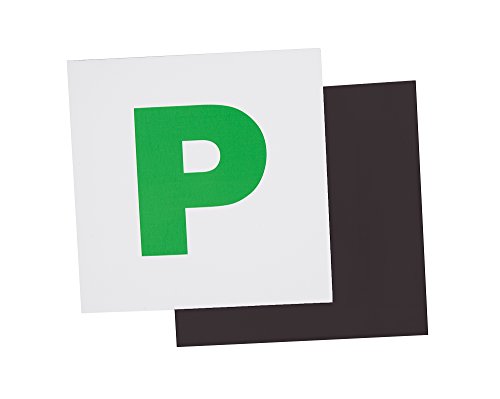 Fully Magnetic Green P Plates 2 Pack, Extra Strong Stick On for New ...