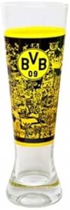 BVB Weizenglas 0,5l "Südtribüne" Gläser mundgeblasenes Glas : Sport ...