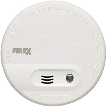 White Firex Smoke Alarm 4870 Dual voltage power supply: Amazon.co.uk ...