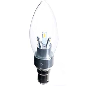 SuperLED B15 3 Watt LED Small Bayonet Cap Bulb: Amazon.co.uk: Lighting