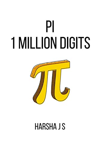 Buy PI 1 million digits: One Million Digits of Pi Book Online at Low ...