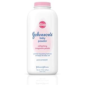 Johnson & Johnson Talc pour bébé à base de poudre d'amidon de maïs pur ...