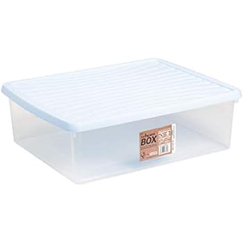 23.5 litre Wham A3 Paper or Card Craft Plastic Storage Box With Lid ...