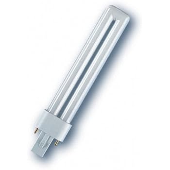 Osram 7w Dulux S Energy Saving G23 2-PIN - 4000k Cool White - 7W/840 - 010571: Amazon.co.uk ...