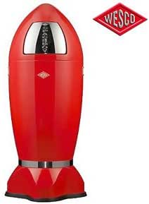 Wesco Spaceboy XL Red Bin : Amazon.co.uk: Home & Kitchen