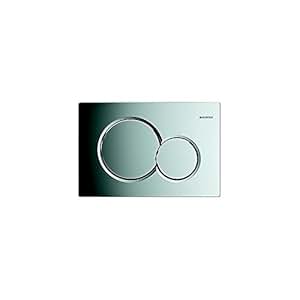 Geberit 115.770.21.5 Sigma01 Dual Flush Push Button Plate, Gloss Chrome ...