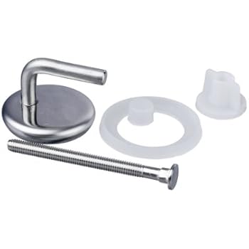 Wenko Mounting Element for Toilet Seats of Stainless Steel, Chrome, 10 ...