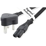 TECH-X 5.9 Feet 2-pin Universal Replacement AC Power Cord Cable Wire for LED TV, Play Station ...