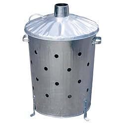 Galvanised Garden Incinerator Fire Bin Extra Holes Top Quality Bin ...