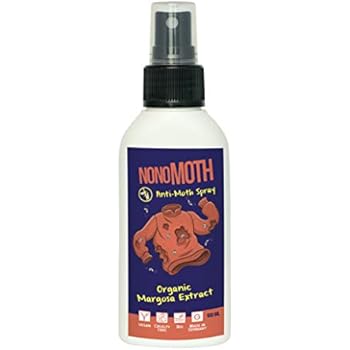 Anti-Moth Spray by NONOMOTH I 100 ml I Contains 100% Organical Margosa ...