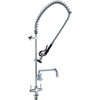 DAVLEX Pre Rinse Tap, Commercial Kitchen Sink Trigger Spray Arm, Set ...