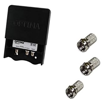 2 WAY TV AERIAL SPLITTER MALE TO FEMALE: Amazon.co.uk: Electronics