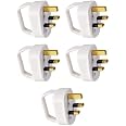 Pack of 3 Easy Pull 13A Plug Tops With A Handle For Assistance With ...