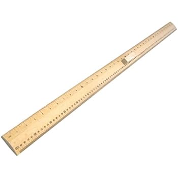 Wooden Metre Stick Yard Stick Ruler With Handle Imperial & Metric CM ...