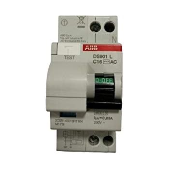 Interruttore magnetotermico differenziale 1P+N, In=16A, curva C, Icn=4 ...