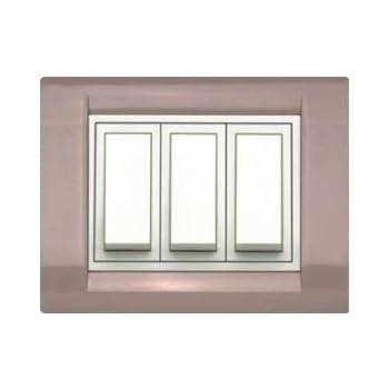 Anchor 1 Way 1 m Penta Modular Switch (White, 6A) - Pack of 20: Amazon ...