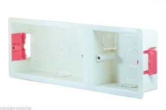 3 GANG 35MM DEEP DUAL (1 X 1 GANG, 1 X 2 GANG) DRY LINING BACK BOX ...