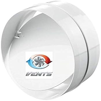 100mm In-line Extractor Fan Vent Back Draught Shutter With One Spring ...