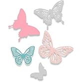 Sizzix Thinlits Fustella, Supporti Misti N. 5, Multicolore, 9,53cm x 9,53 cm - 7,3 cm x 8,89 cm ...