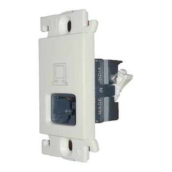 Legrand Plastic Mylinc RJ45 Socket (White): Amazon.in: Home Improvement