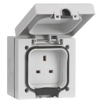 MK Masterseal Plus K56486GRY 13 amp 1-Gang Switched Socket: Amazon.co ...
