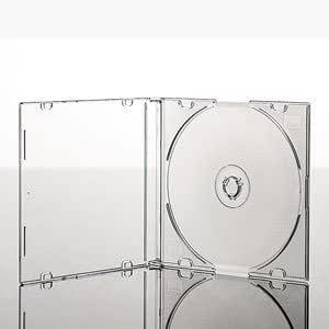 10 Single Slim Frosted Clear CD Jewel Blank Empty New Plastic ...