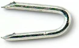 Bulk Hardware BH03726 30 x 3,56 mm Verzinkter U-Klammer-Nagel für Netze ...