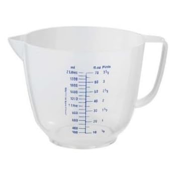 Lakeland Mix & Measure Plastic 2 Litre Measuring Jug: Amazon.co.uk ...
