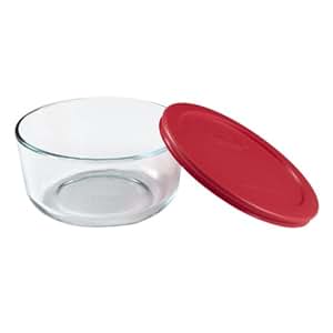 Pyrex Plat de stockage rond Storage Plus - Avec couvercle plastique ...