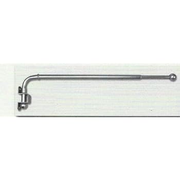 Door Curtain Pole - Bronze Rising Portiere Rod 42 (106cm) Long by ...