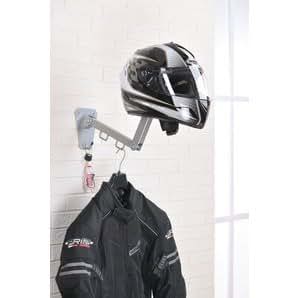 Helmet and Jacket Steel Hanger for Bikers, Adjustable Hinge for Hanging ...