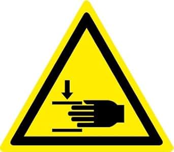 Etichetta adesiva pittogramma segnale di pericolo"Pericolo di ...