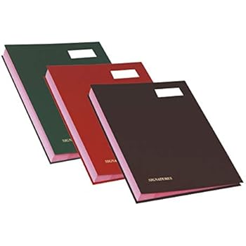 Esselte A4 Signature Book with 20 Card Dividers, Black: Amazon.co.uk ...