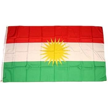 Flagge Fahne Kurdistan 90 x 150 cm FLAGGENMAE®: Amazon.de: Garten