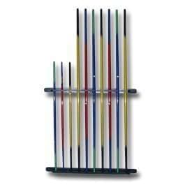 Black Multiple Wall Mounted Bo Staff Display - 10 Staff Display: Amazon ...