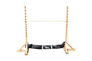 Uber Limbo Set - This Wooden Limbo Set comes with two stands, crossfeet ...