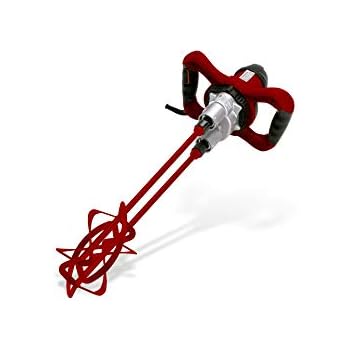 BAUTEC plaster mixer 1800W with 4 mixing paddles / twin paddle / mixing ...