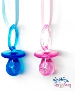 6 Crystal Effect Dummy Necklaces : Amazon.co.uk: Baby Products