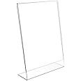 5 x A4 Portrait Acrylic Table Menu Copy Document Poster Sign Holder ...