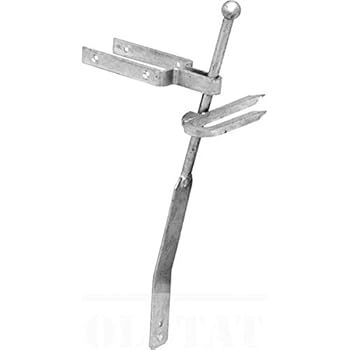 Field Gate 600mm Spring Fastener Latch Set & Fixings: Amazon.co.uk: DIY ...