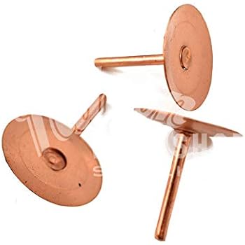 250 x Copper Disc Rivets - 20mm Long x 1.5mm Thick - Slate Roof Pin ...
