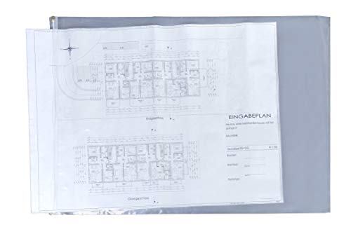 Fundas para planos | A4, A3, A2, A1 | Corte oblicuo o fuelle
