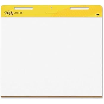 Post-it 559 Super Sticky Meeting Flip Chart, A1 Size Sheets (63.5 x 77. ...