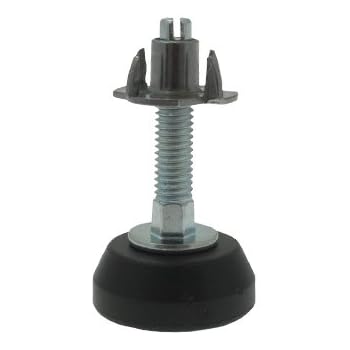 Pack of 10 Heavy Duty Adjustable feet, Screw in feet M12 x 40mm - Fixed ...