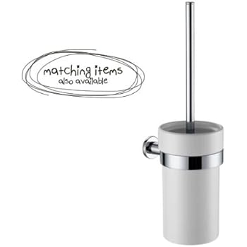 GROHE 40374001 Essentials Toilet Brush Holder Silver: Amazon.co.uk: DIY ...