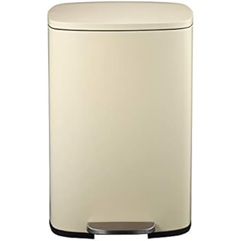 Swan Retro Kitchen Bin with Infrared Technology, Square, Blue, 45 Litre ...