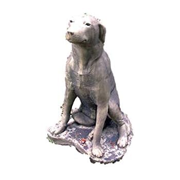 Large Garden Statues - Labrador Dog Sculpture Ornament: Amazon.co.uk ...